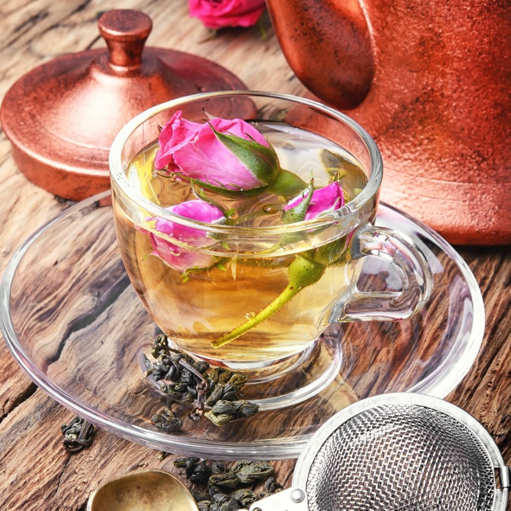 Tea and Roses – History of Rose Petal Tea – Simpson & Vail