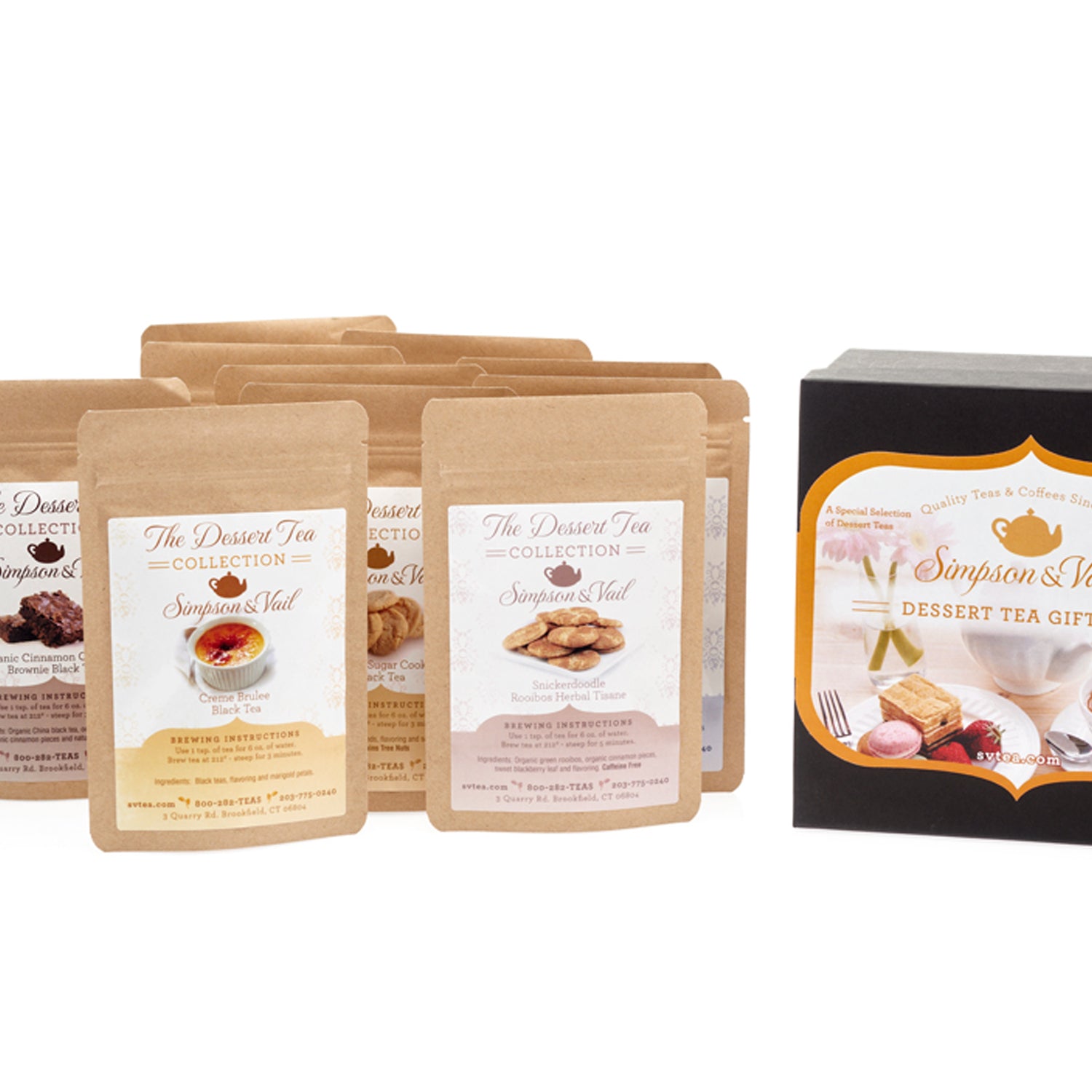 Dessert Tea Sampler Gift - 10 packages – Simpson & Vail