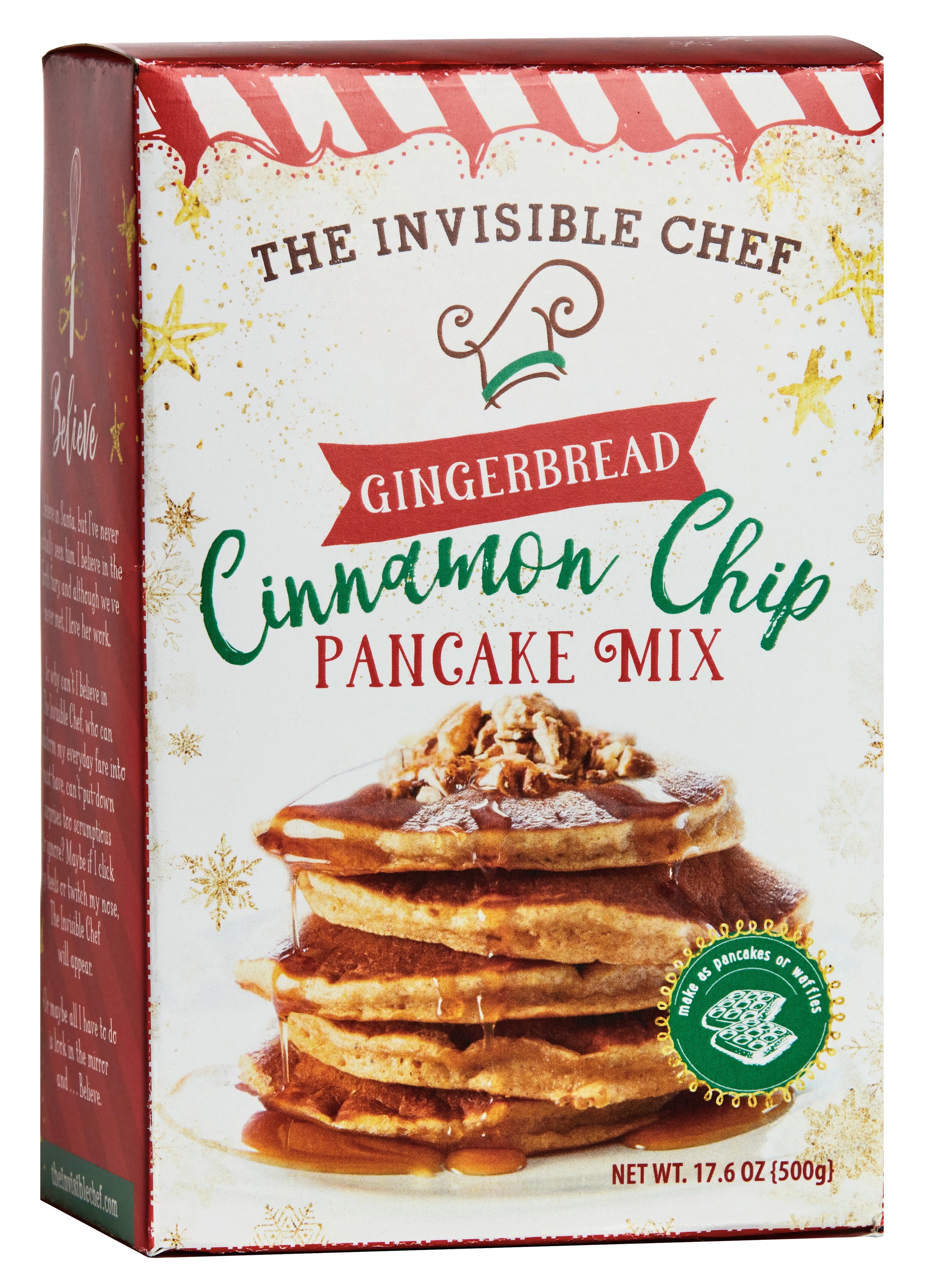 Gingerbread Cinnamon Chip Pancake & Waffle Mix, 17.6oz box – Simpson & Vail
