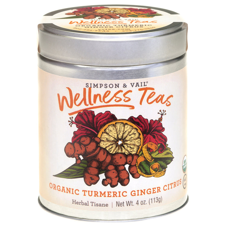Organic Turmeric Ginger Citrus Herbal Tisane – Simpson & Vail